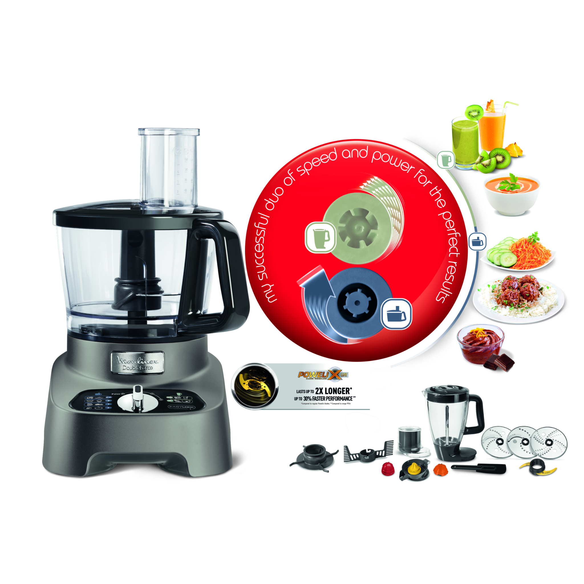 Moulinex Double Force Food Processor – Room+